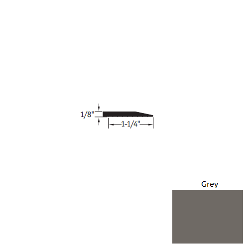 Tarkett Johnsonite 48 Grey PVC Reducer | Lowest Price — Stone & Tile ...
