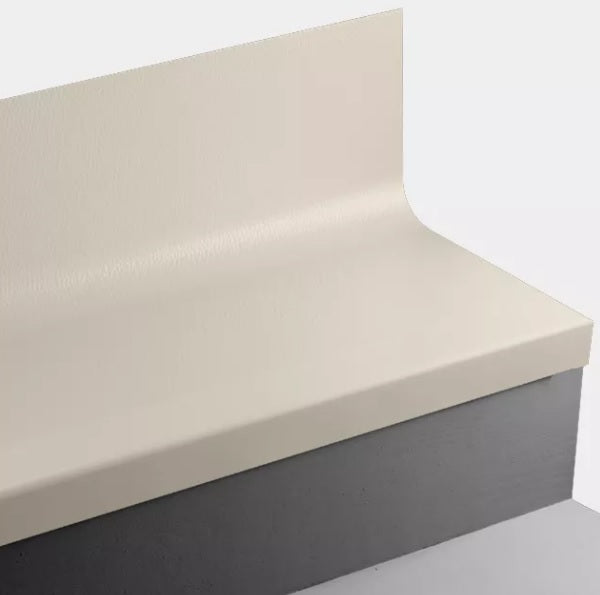 Tarkett Johnsonite Almond Angle Fit Stair Tread with Riser — Stone ...