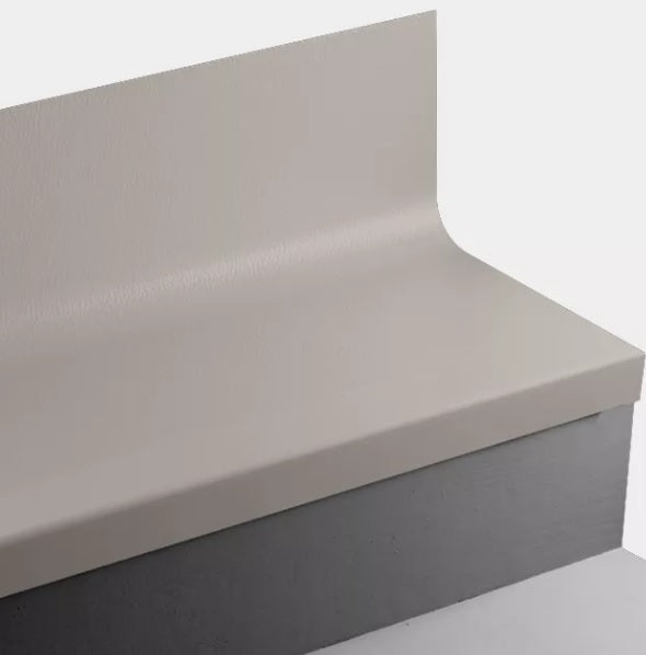 Tarkett Johnsonite Fawn Angle Fit Stair Tread with Riser — Stone & Tile ...