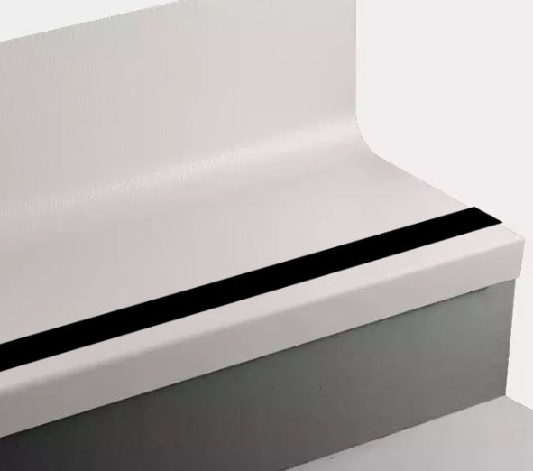 Tarkett Johnsonite Mist Angle Fit Stair Tread with Riser — Stone & Tile ...