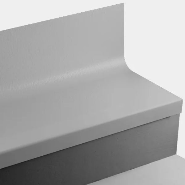 Tarkett Johnsonite Shark Fin Angle Fit Stair Tread with Riser — Stone ...