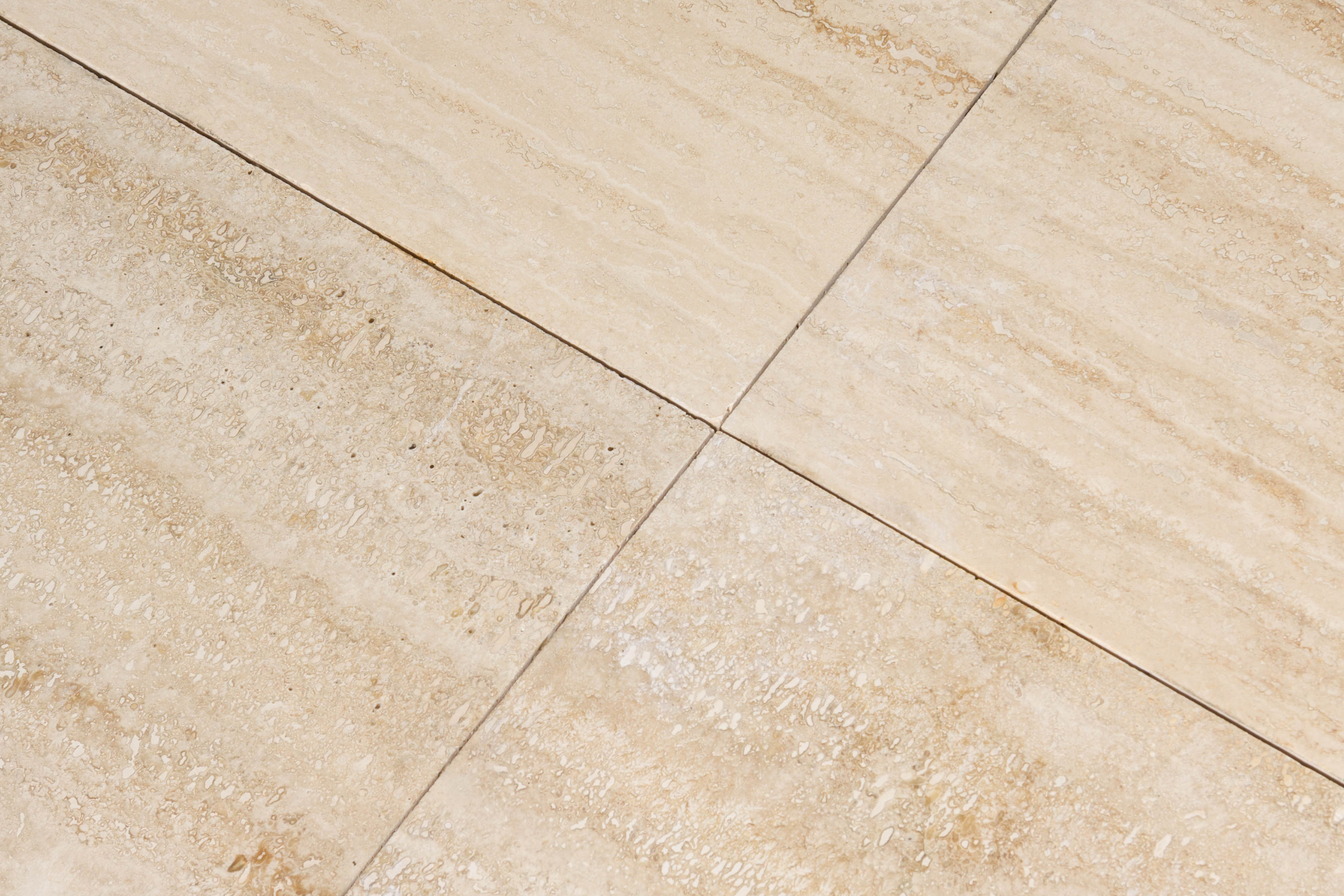 Beige Vein Cut Travertine Tile - Filled & Honed | Lowest Price — Stone ...
