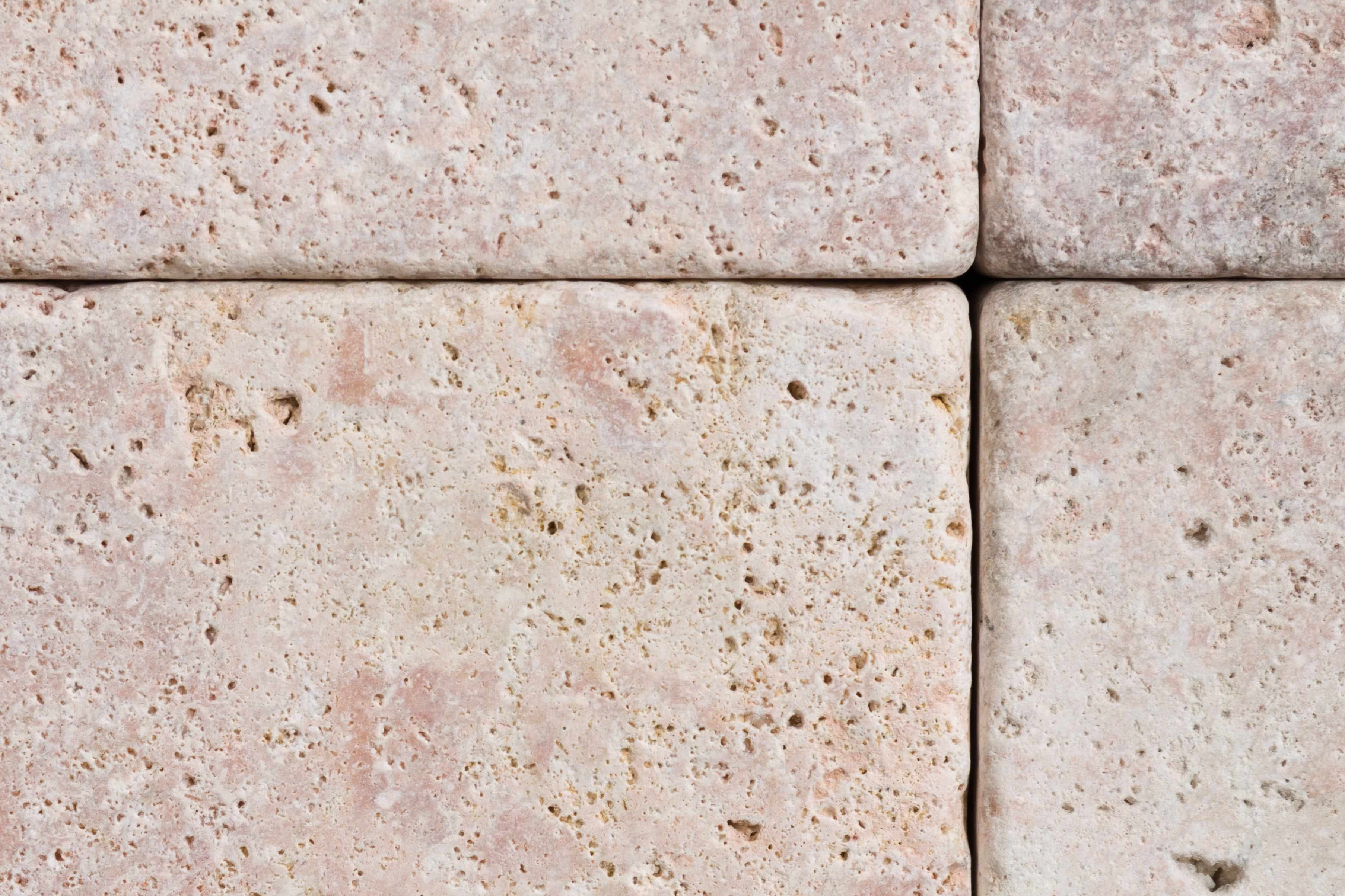 Farini Pink Travertine Paver - Unfilled & Honed | Lowest Price — Stone ...