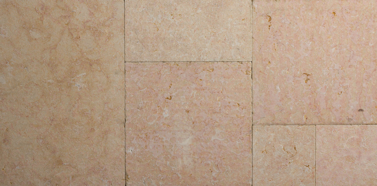 Vicentone Perla Flamed Limestone Paver Versailles Pattern | Lowest ...
