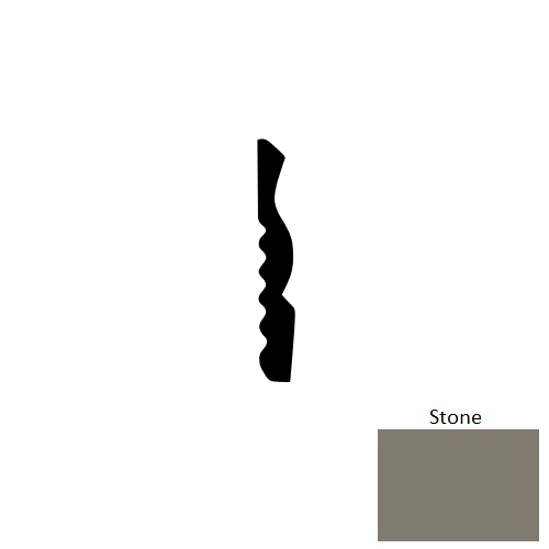 Flexco Base Sculptures 024 Stone Harmony SC Rubber Wall Base — Stone ...