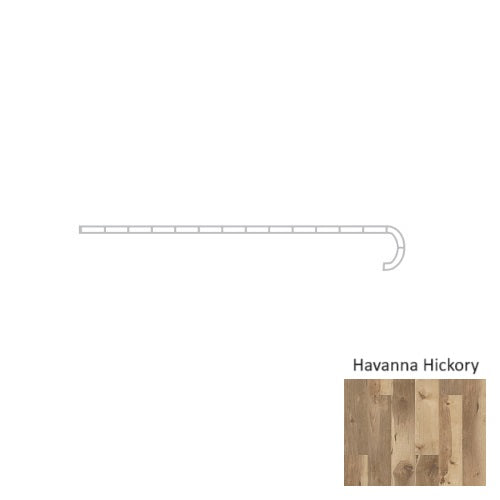 COREtec Pro Plus XL 01650 Havanna Hickory Vinyl Stair Tread — Stone ...