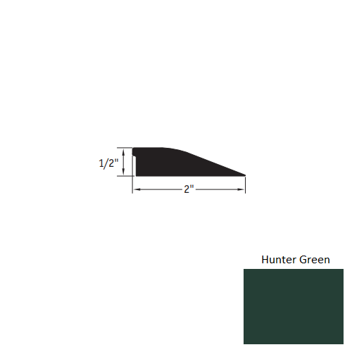 Tarkett Johnsonite 86 Hunter Green PVC Reducer | Lowest Price — Stone ...