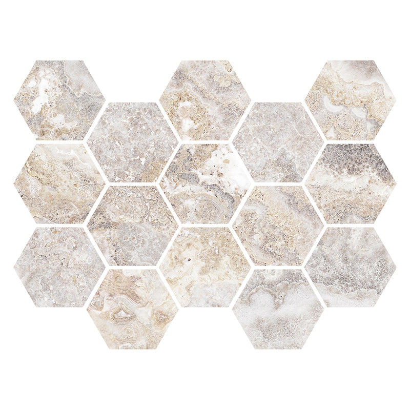 Mir Imperial Ridge White Polished Porcelain Mosaic | Lowest Price ...