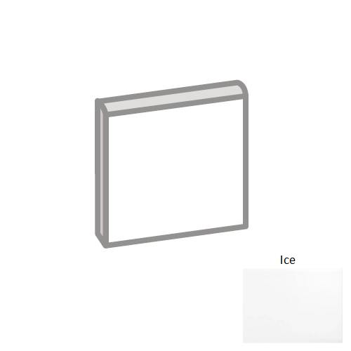 Emser Catch Ice Matte & Glossy Ceramic Bullnose Corner | Lowest Price ...