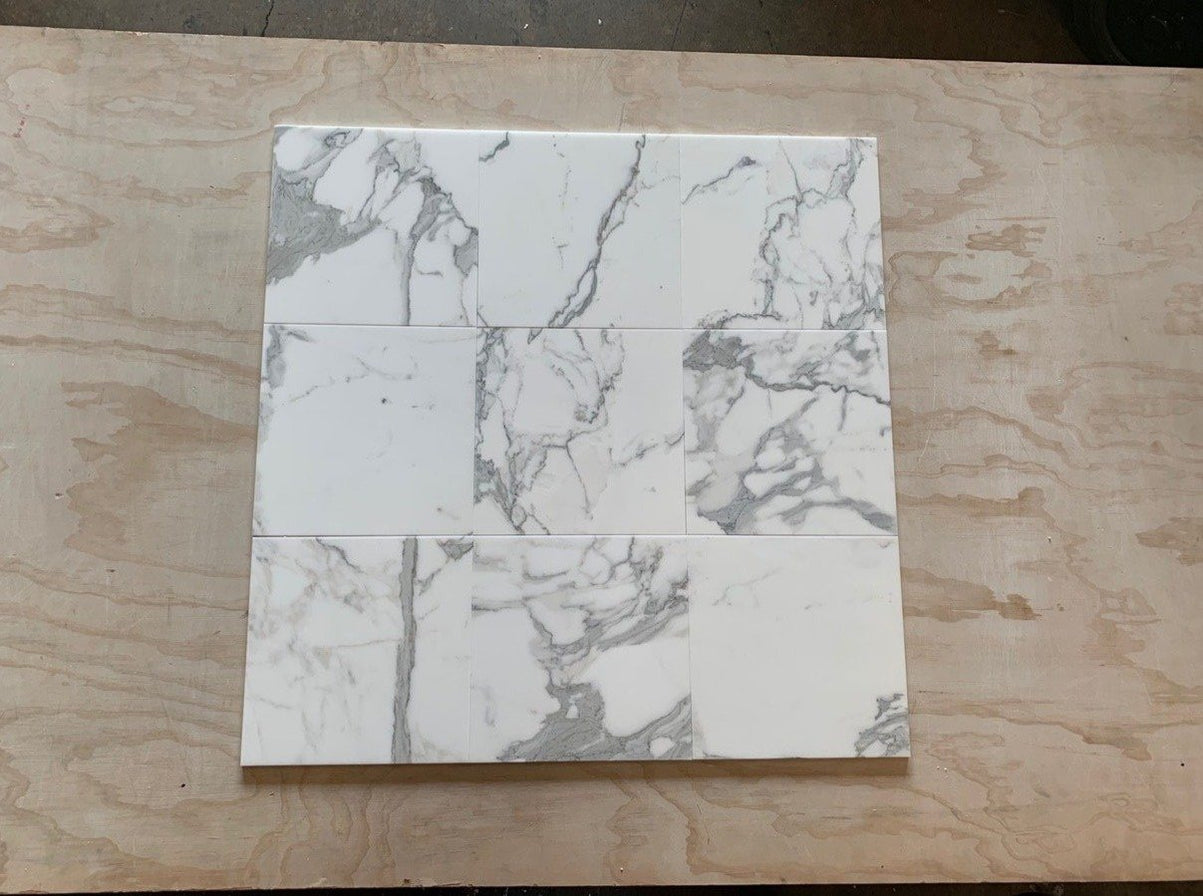Italian Statuary White Marble Tile - Honed | Lowest Price — Stone ...