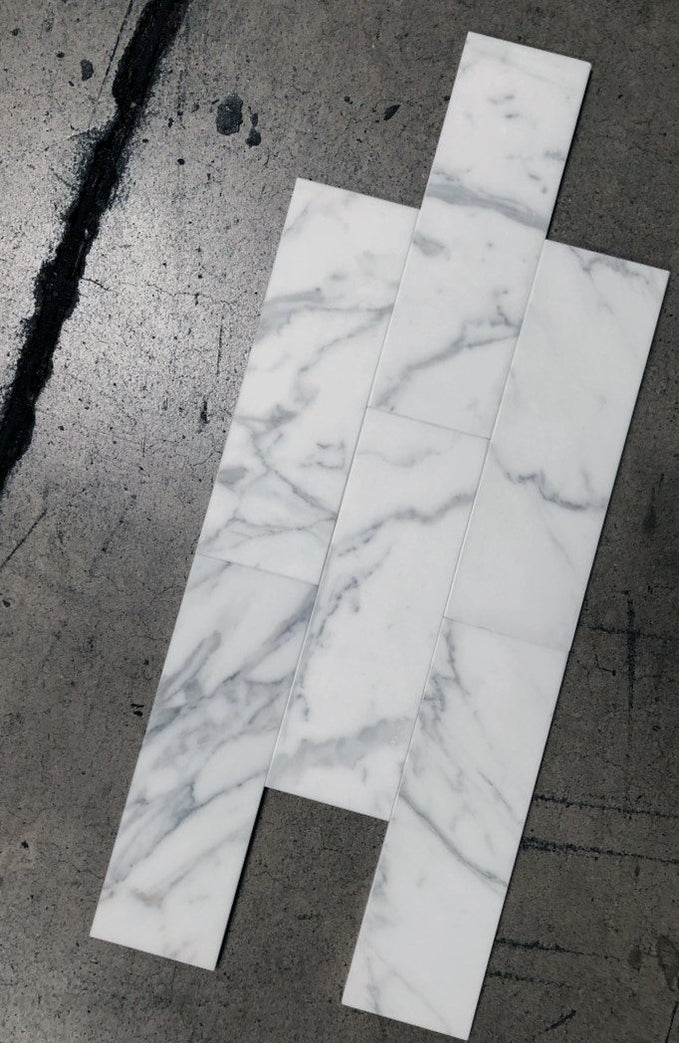 Italian Statuary White Marble Tile - Honed | Lowest Price — Stone ...