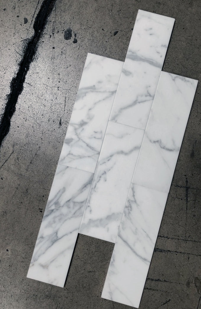 Italian Statuary White Polished Marble Tile | Lowest Price — Stone ...