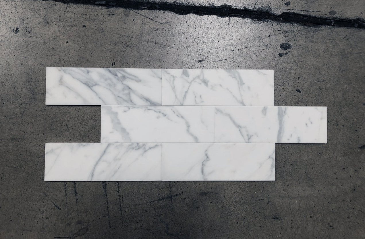 Italian Statuary White Marble Tile - Honed | Lowest Price — Stone ...