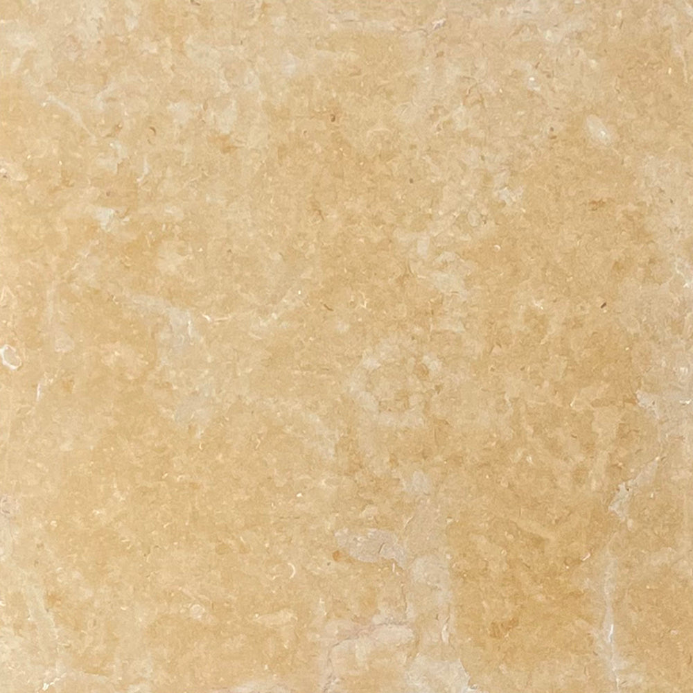 Full Tile Sample - Jerusalem Gold Limestone Tile - 18" x 18" x 3/8" Po ...