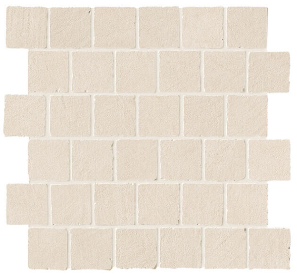 Happy Floors B Natural Kaolin Tumbled Matte Porcelain Mosaic — Stone ...