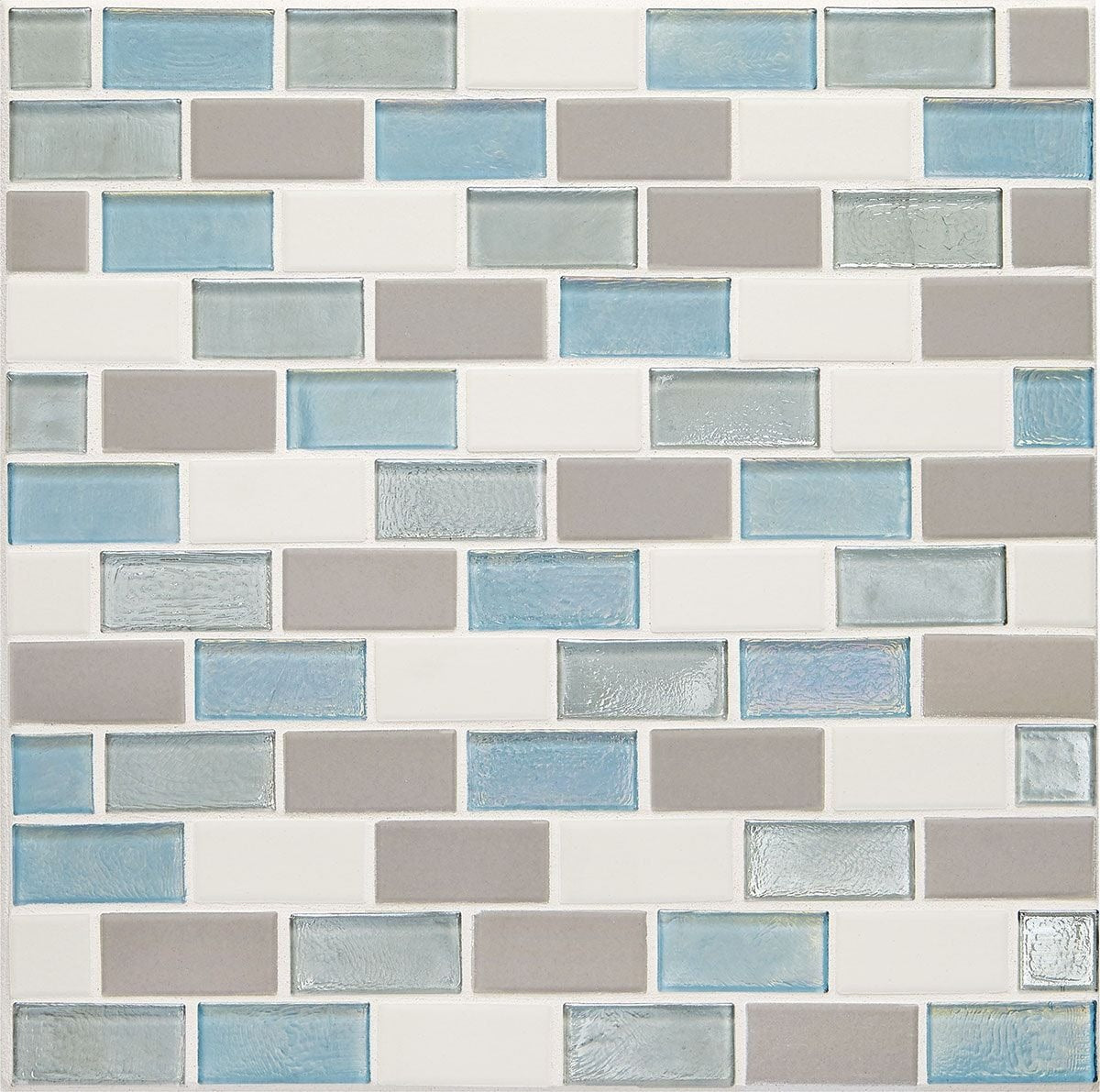 Daltile Keystone Coastal CK92 Mediterranean Mist Matte Glass Mosaic ...