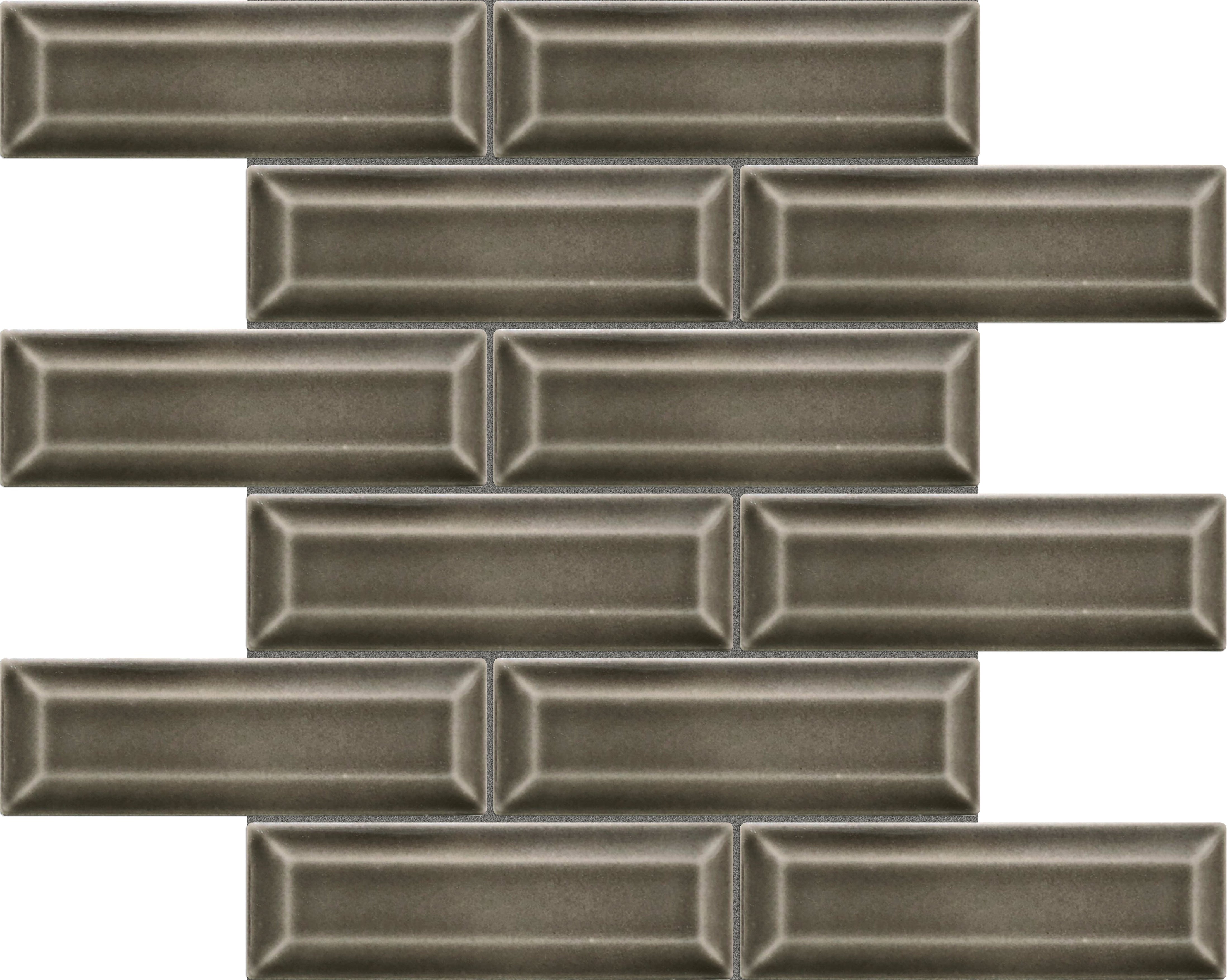 Emser Kinetic Mink Glossy Ceramic Mosaic | Lowest Price — Stone & Tile ...
