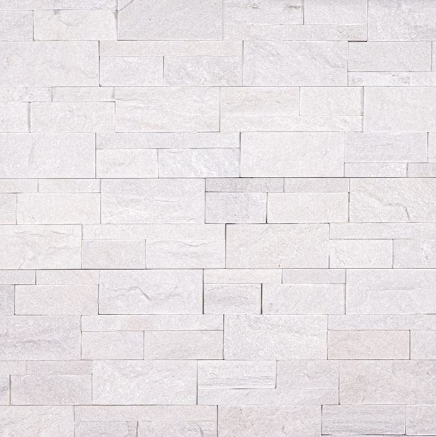 MSI Arctic White Quartzite Split Face Ledgestone | Lowest Price — Stone ...