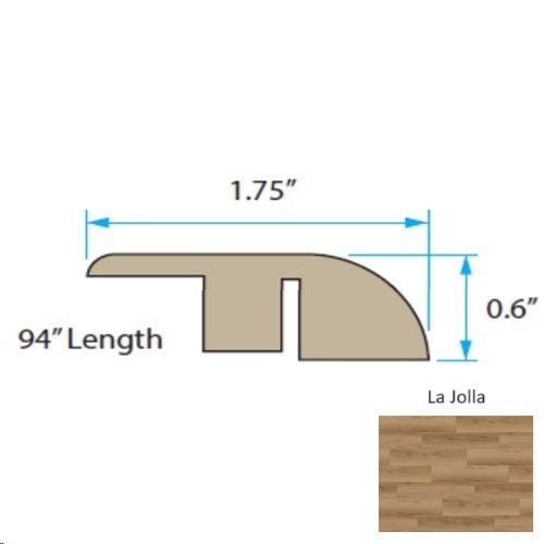 BHW Floors Waterfront La Jolla Textured Reducer | Lowest Price — Stone ...