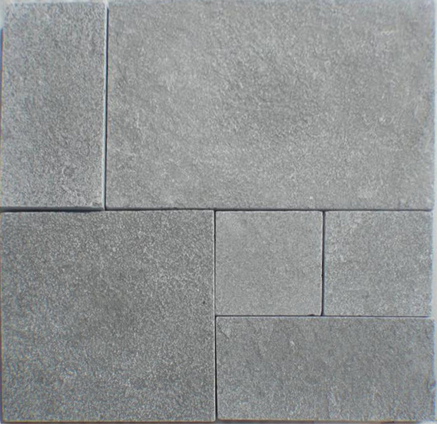 Lime Ash Natural Cleft Face & Back Limestone Paver Versailles Pattern ...