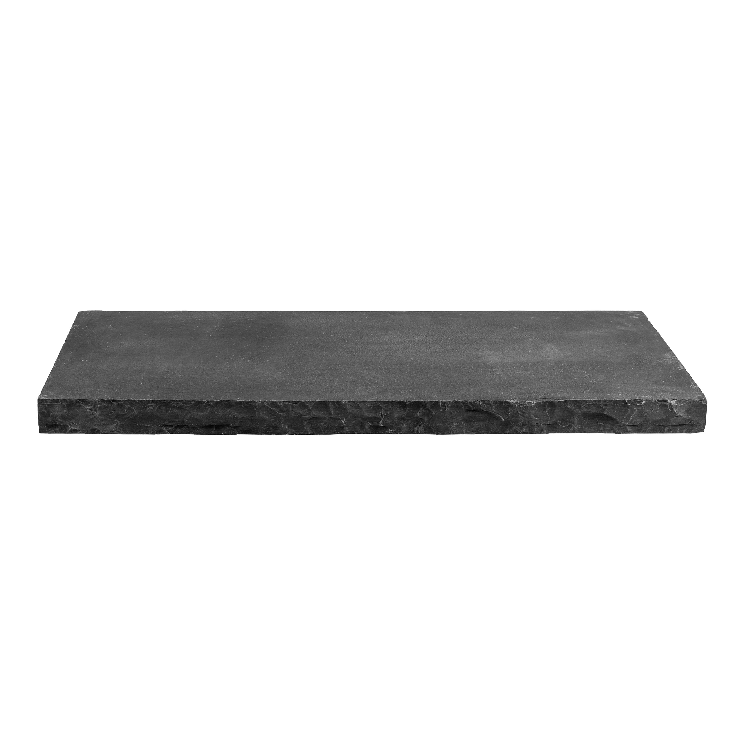 Lime Black Natural Cleft Face with Gauged Back Limestone Wall Cap ...