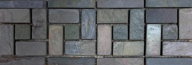 Primrose Tumbled Slate Border | Lowest Price — Stone & Tile Shoppe, Inc.