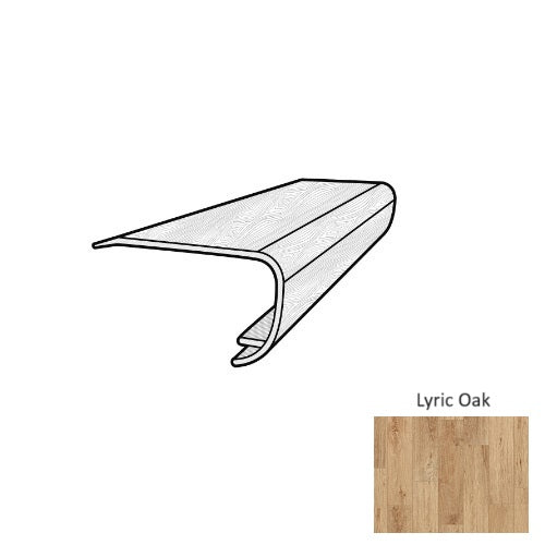COREtec Pro Plus Enhanced 2027 Lyric Oak Vinyl Overlap Stairnose ...