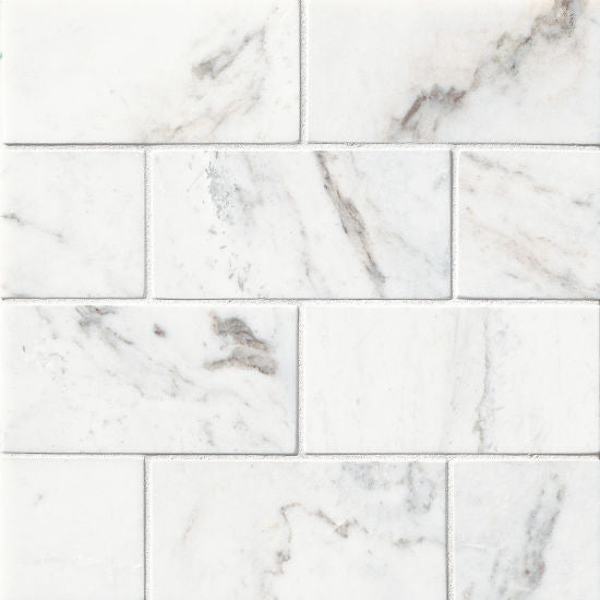Bedrosians GLOWHT Glorious White Polished Marble Tile | Lowest Price ...