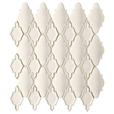 moroccan tile backsplash white