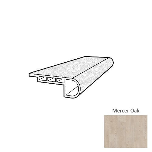 COREtec Pro Plus Intergrated Bevel 7 Inch Mercer Oak Vinyl — Stone ...