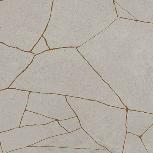 Daltile Kintsugi Stare 283D Metal Groove Grey Matte Porcelain Tile ...