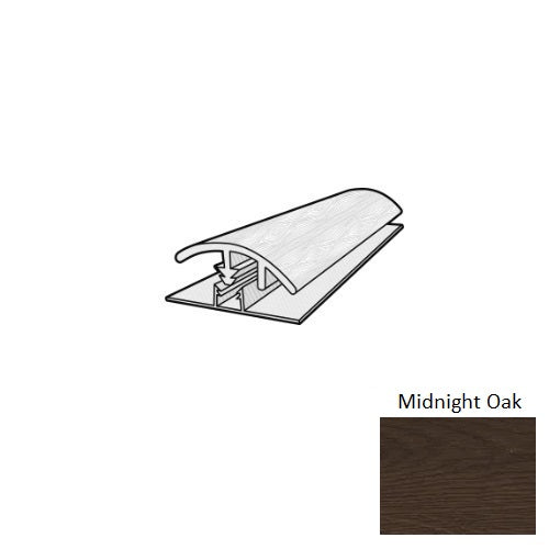 COREtec Soft Step Premium 03019 Midnight Oak UV Acrylic Vinyl Reducer ...