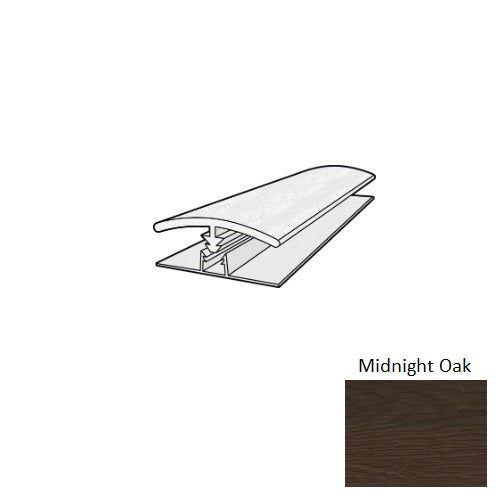 COREtec Soft Step Premium Midnight Oak UV Acrylic Vinyl T Molding ...