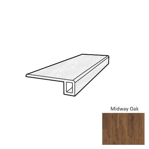 COREtec Plus 7 Inch 00716 Midway Oak UV Acrylic Vinyl Baby Threshold ...