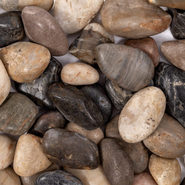 Mixed Medium Polished Marble Loose Pebble | Lowest Price — Stone & Tile ...