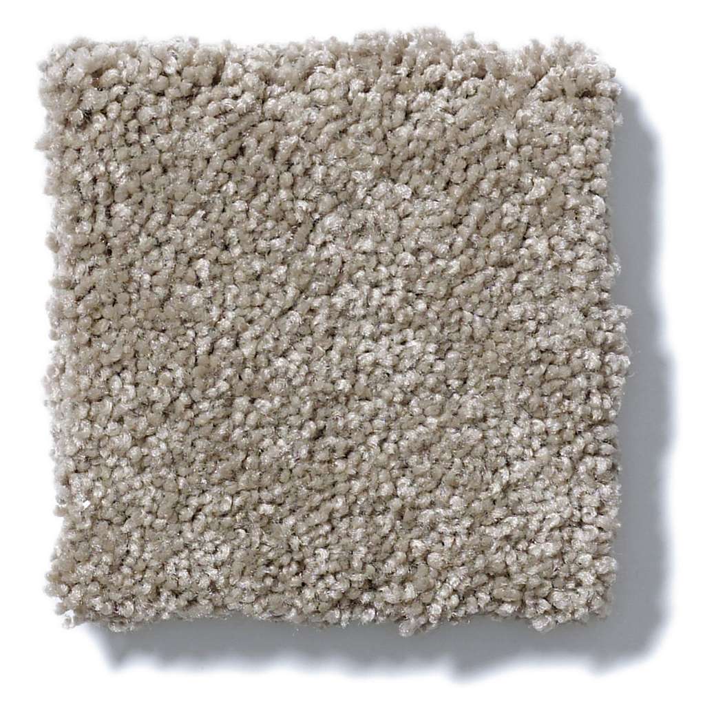 Shaw You Know It 00105 Mocha Cream Textured Nylon Carpet — Stone & Tile ...