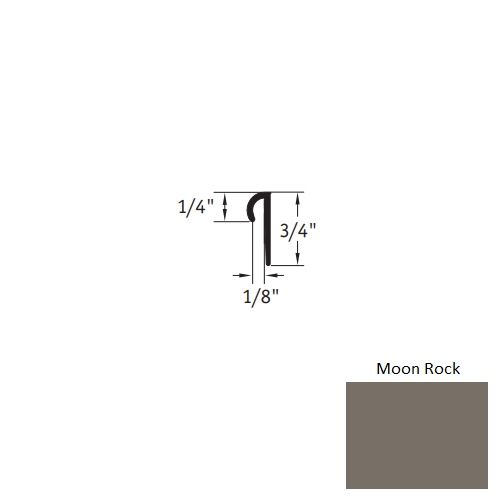 Tarkett Johnsonite 29 Moon Rock PVC Round Top Cove Cap | Lowest Price ...