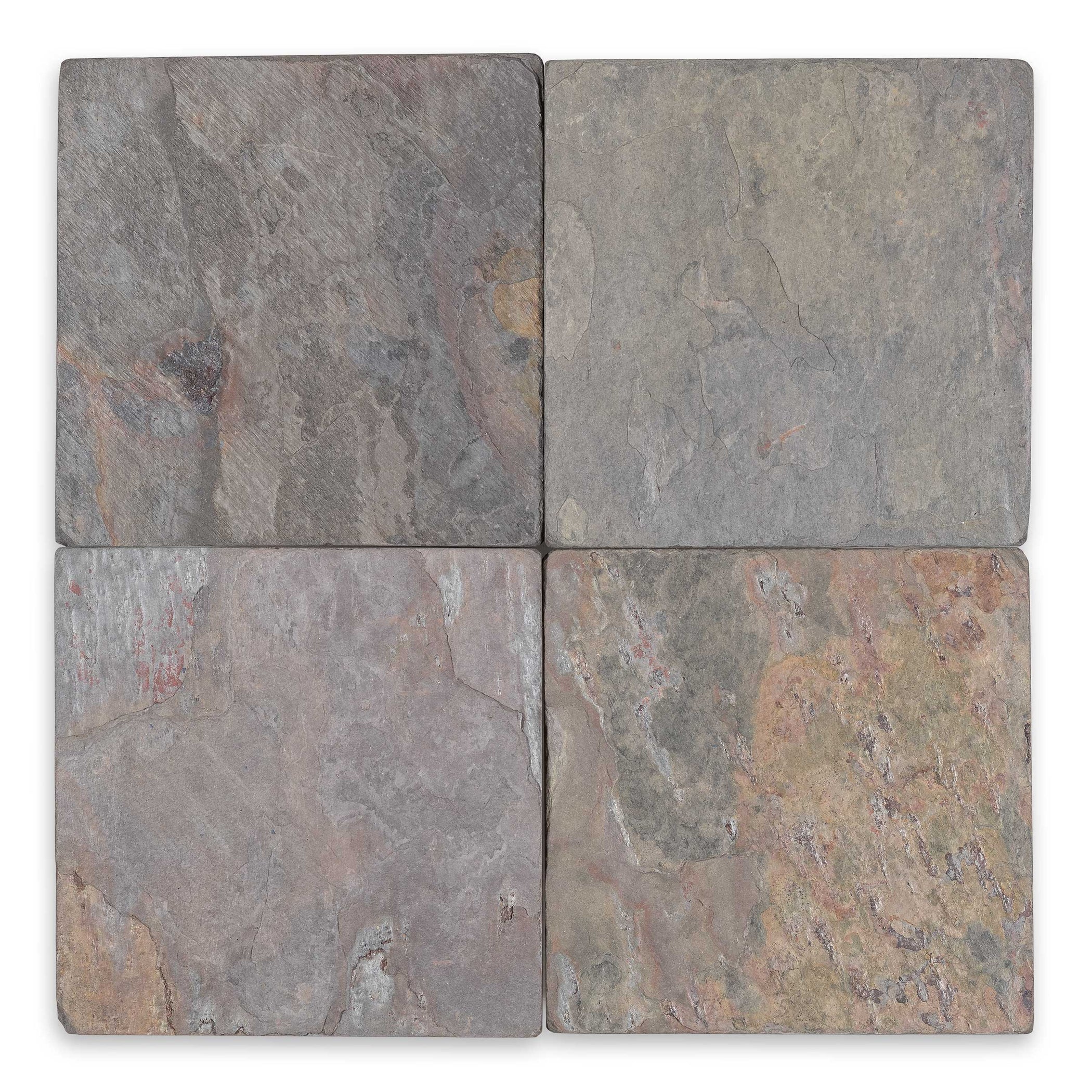 Multi Color Classic Tumbled Slate Tile | Lowest Price — Stone & Tile ...