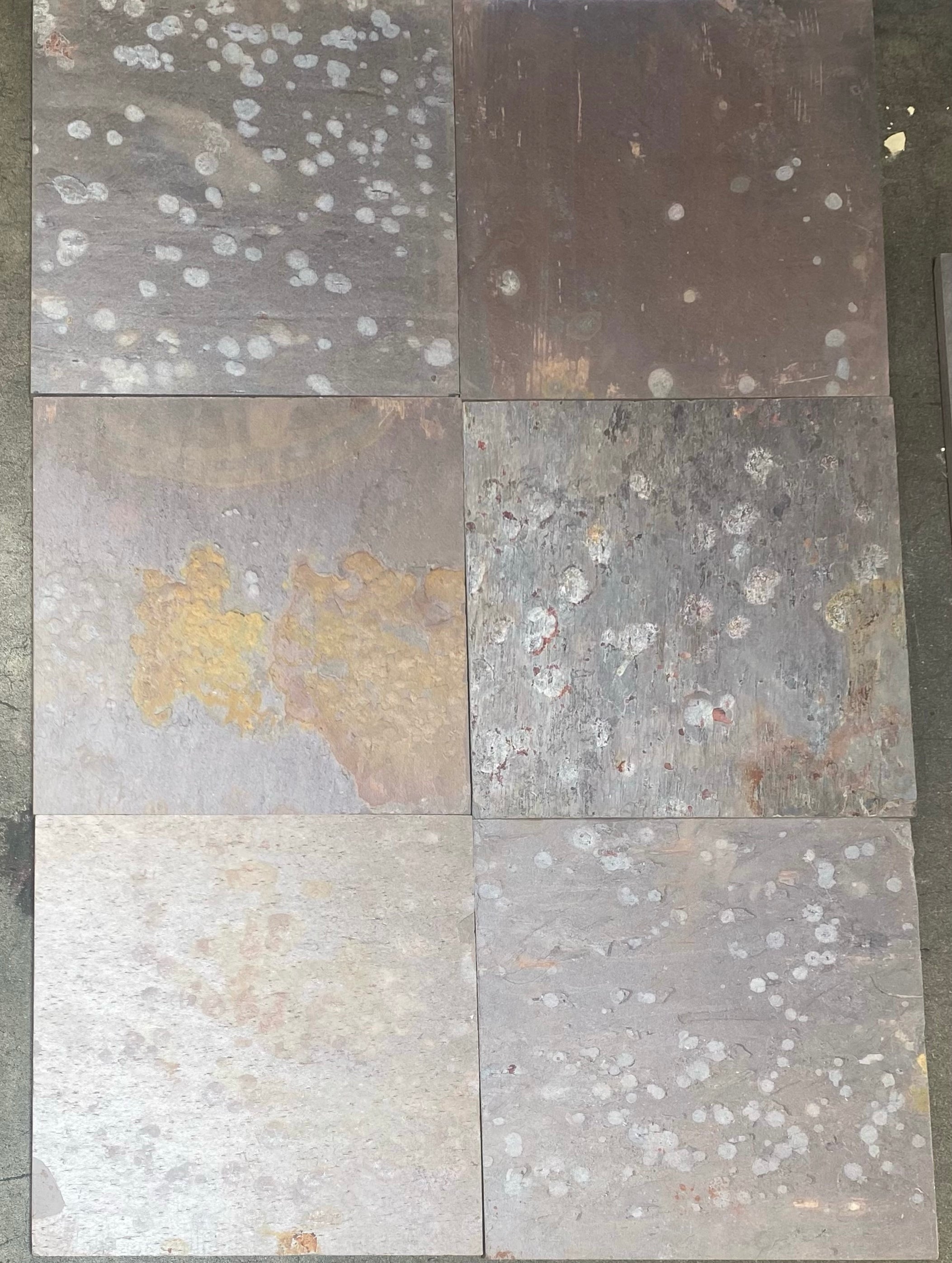 Multi Color Classic Commercial Natural Cleft Face Gauged Back Slate ...