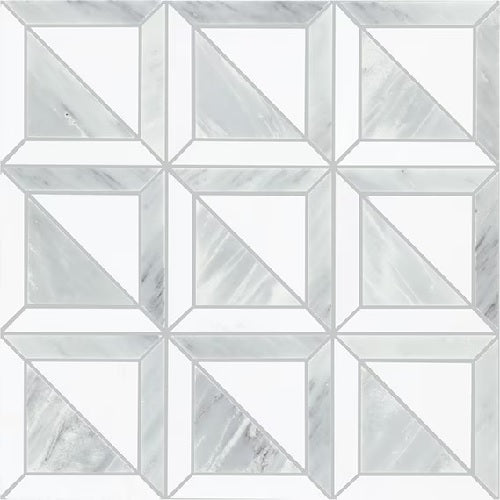 Daltile Gamma DA71 Mystic Blend Polished Natural Stone Mosaic — Stone ...
