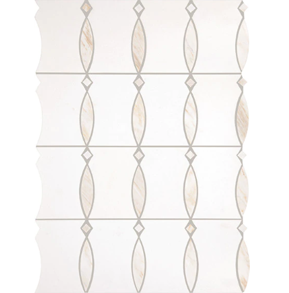 Daltile Perfit Mosaix PT40 Namaste & Thassos Mosaic — Stone & Tile ...