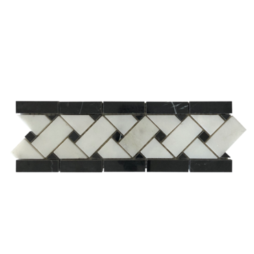 White Polished Marble Border | Lowest Price — Stone & Tile Shoppe, Inc.