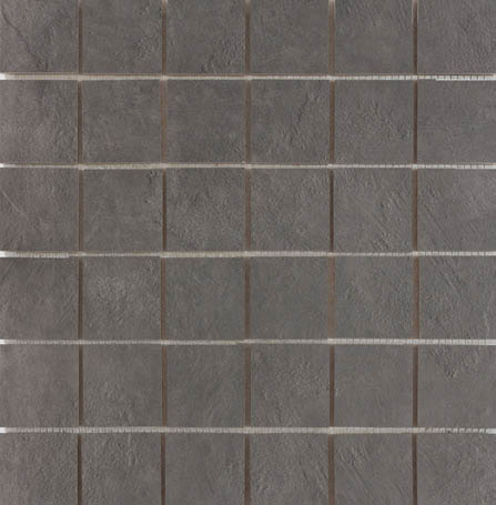 Happy Floors Newton Graphite Natural & Semi Polished Porcelain Mosaic ...