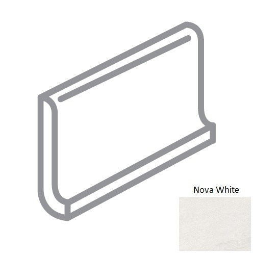 Bedrosians Urban 2.0 NOV Nova White Honed Cove Base | Lowest Price ...