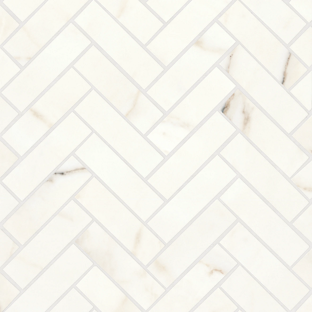 Bedrosians Magnifica Era ORO Calacatta Oro Honed Porcelain Mosaic ...