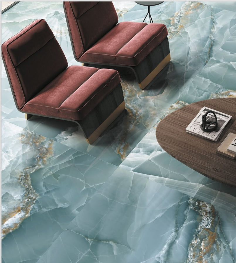 Mir Imperial Onyx Green Polished Porcelain Tile | Lowest Price — Stone ...
