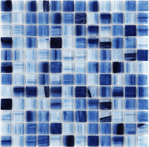 Happy Floors Tortuga Azure Natural Glass Mosaic | Lowest Price — Stone ...