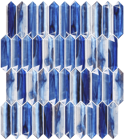 Happy Floors Tortuga Azure Natural Glass Mosaic | Lowest Price — Stone ...