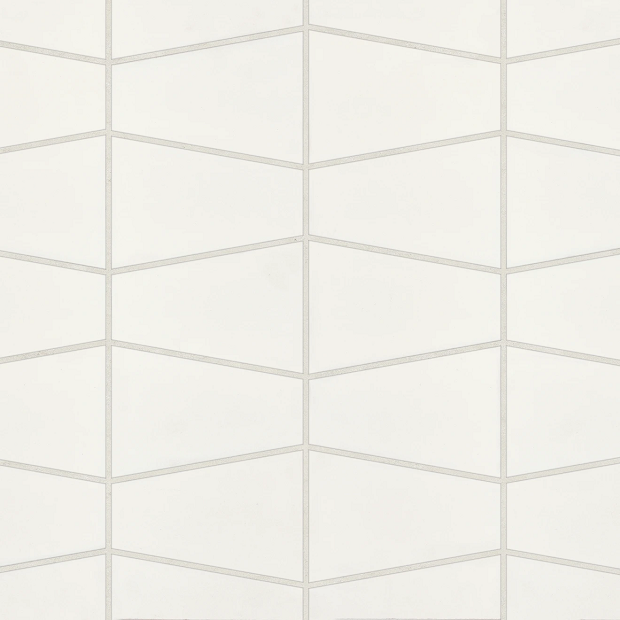 Bedrosians Marin PEW Pearl White Matte Porcelain Mosaic | Lowest Price ...