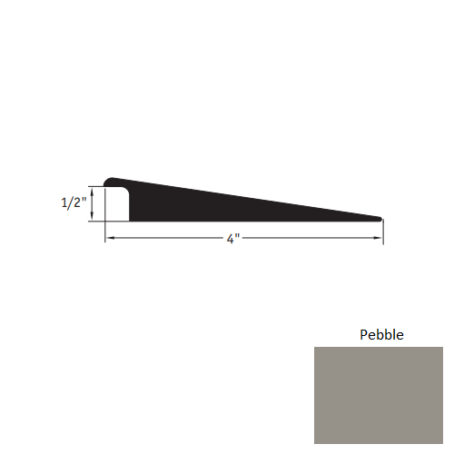 Tarkett Johnsonite 32 Pebble PVC Wheeled Traffic Transition — Stone ...